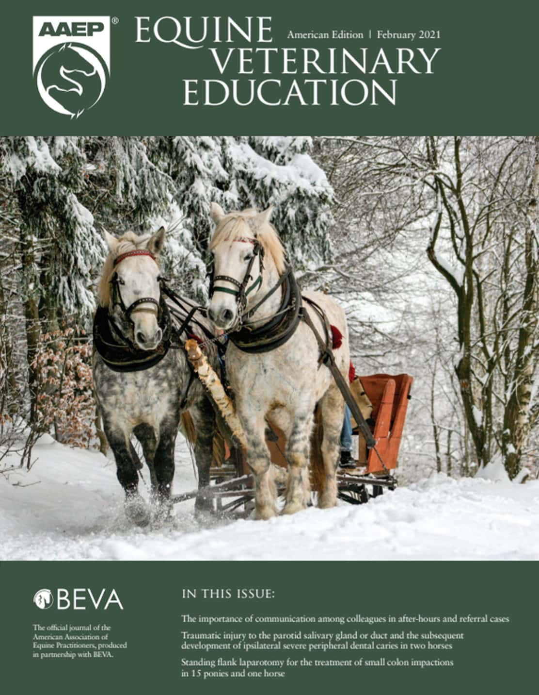 Equine Veterinary Education: February 2021 – AAEP