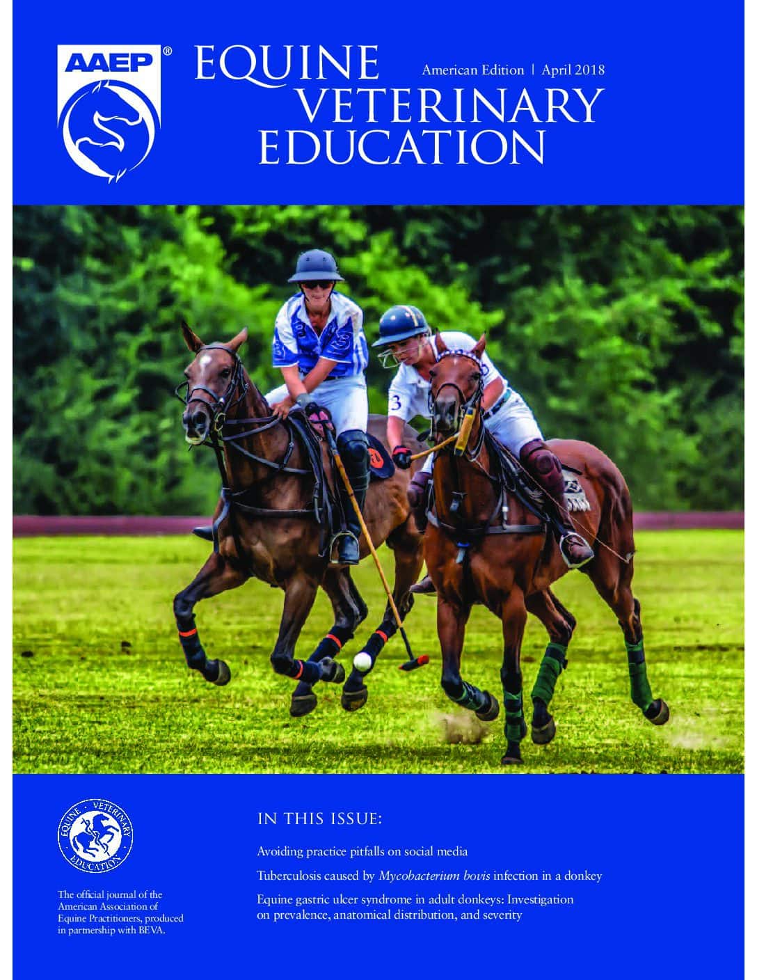 Equine Veterinary Education: April 2018 – AAEP