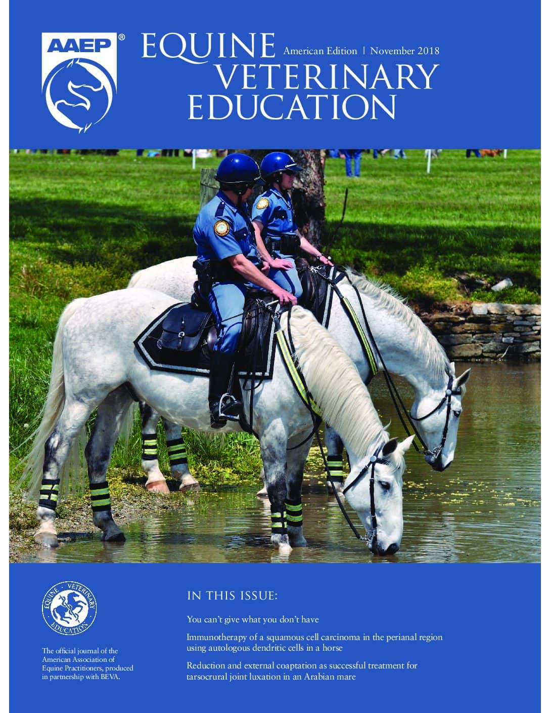 Equine Veterinary Education: November 2018 – AAEP